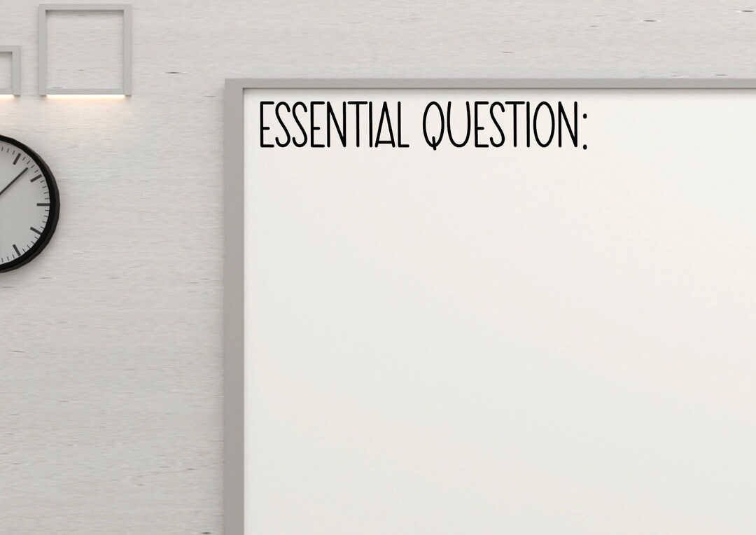 Essential Question Classroom Header Wall Vinyl Decal Decal School ...