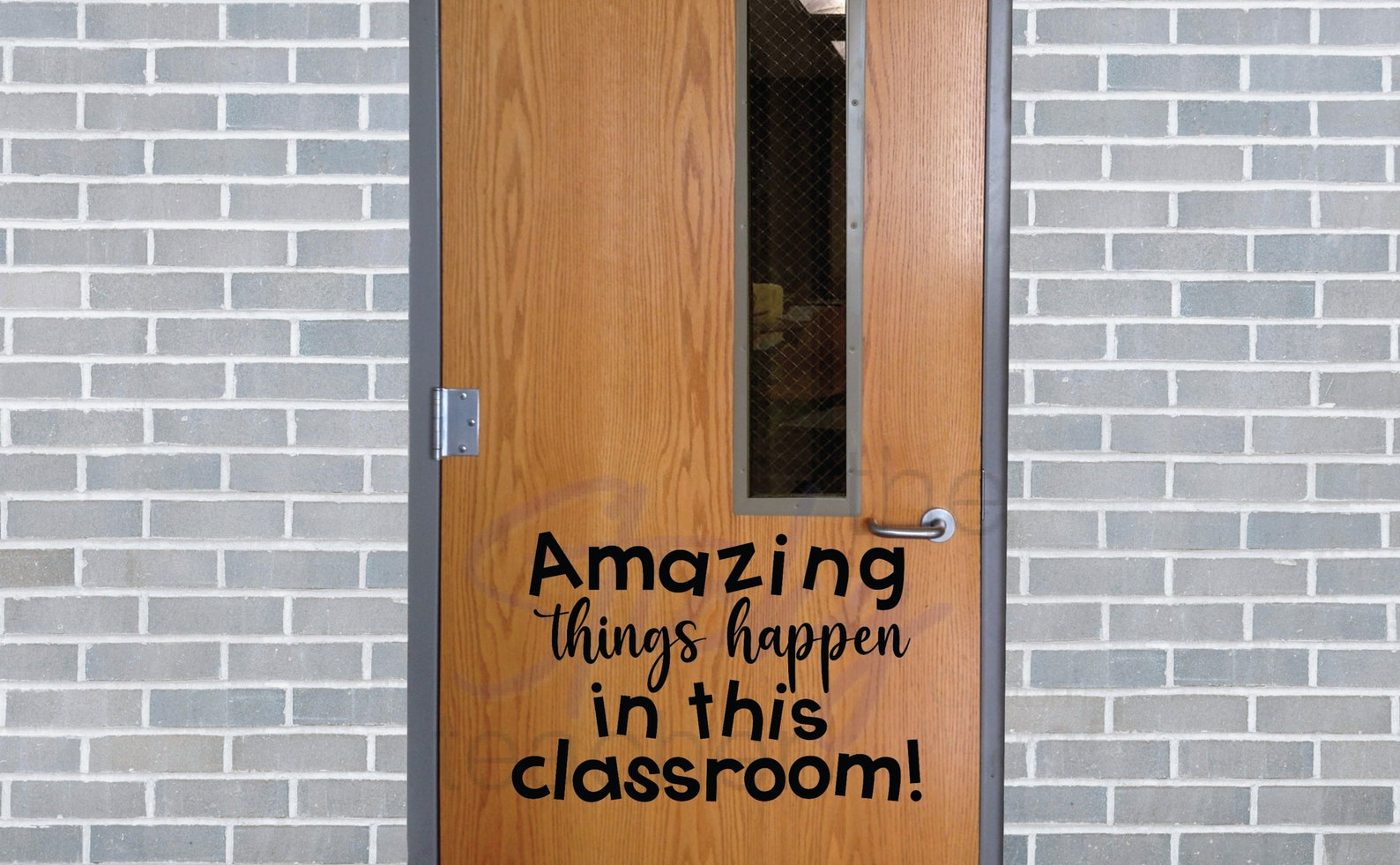 Amazing Things Happen in This Classroom! Classroom Door Vinyl Wall ...
