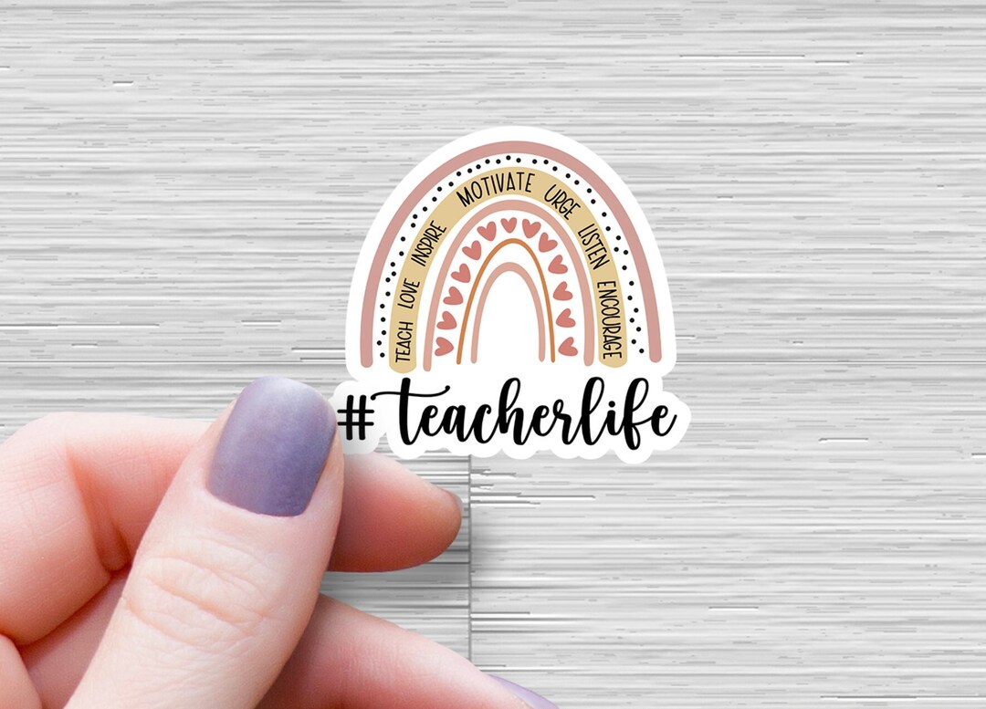 Teacherlife Teacher Life- Teacher Sticker, Teacher Sticker Motivation ...