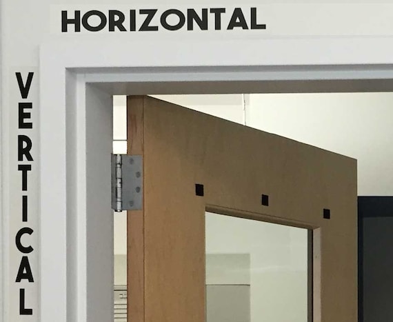 Horizontal Vertical Decal Classroom Decal Teacher Decal | Etsy