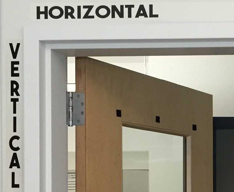 Horizontal Vertical Decal Classroom Decal Teacher Decal - Etsy