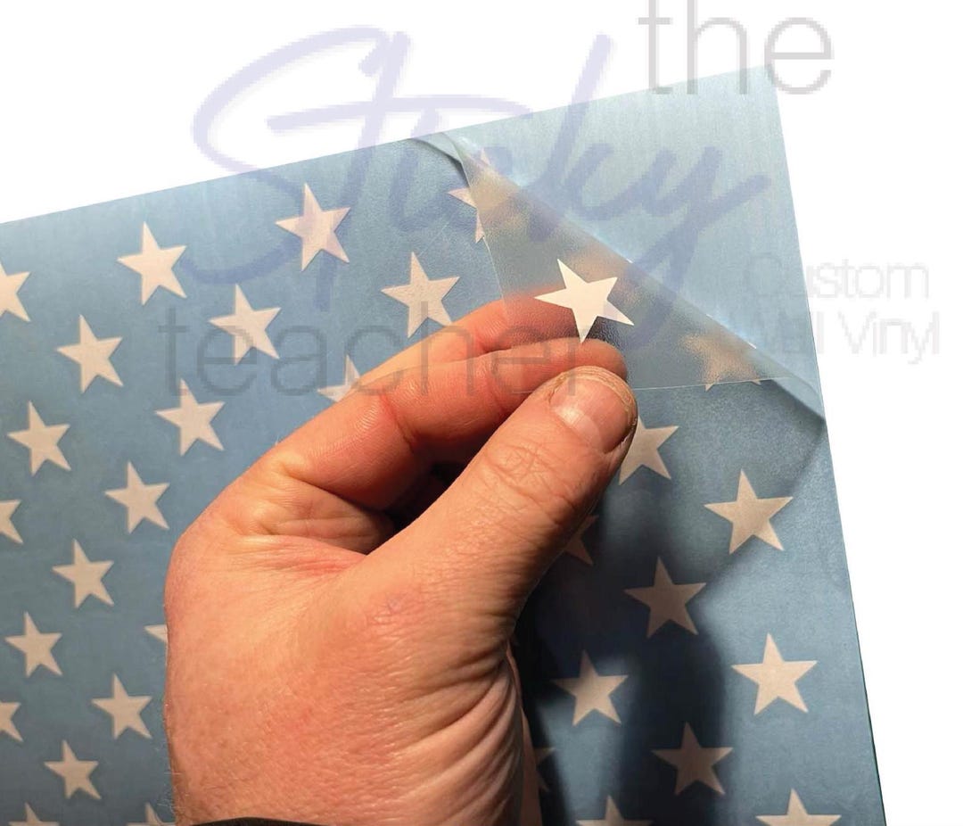 American Flag Vinyl Star Union Stencil Vinyl Application | DIY Wood ...