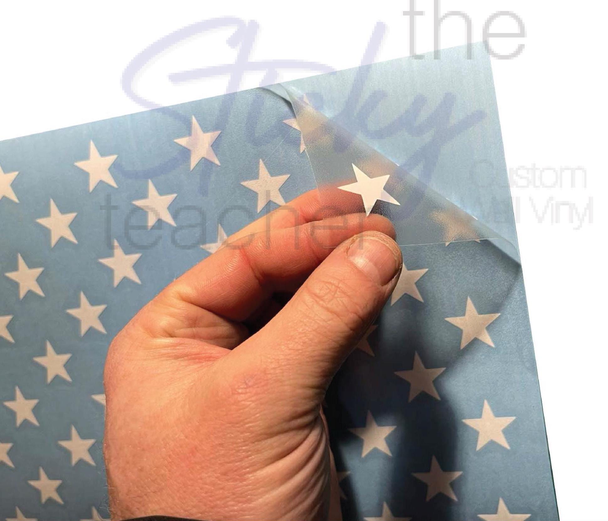 American Flag Vinyl Star Union Stencil Vinyl Application | DIY Wood ...