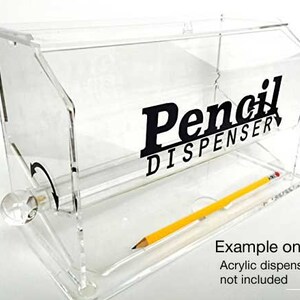 Pencil Dispenser Vinyl Decal Classroom Decal Teacher Decal Classroom ...