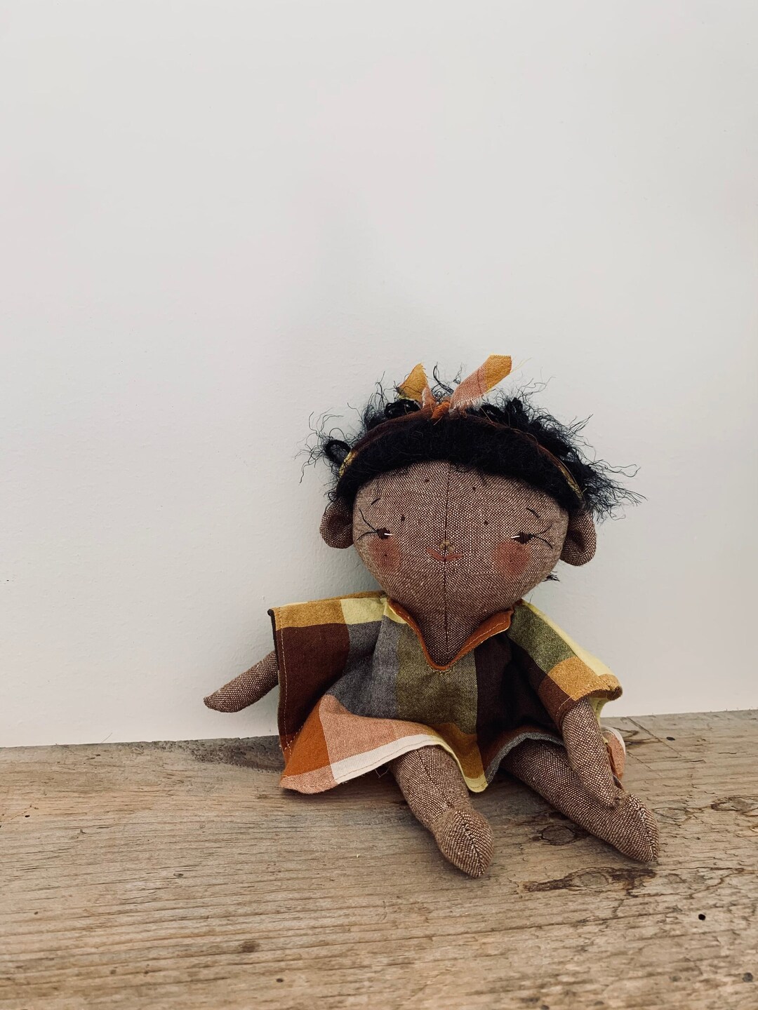 Handmade Human Doll in Miniature Format Perfect for Children's Bedroom ...