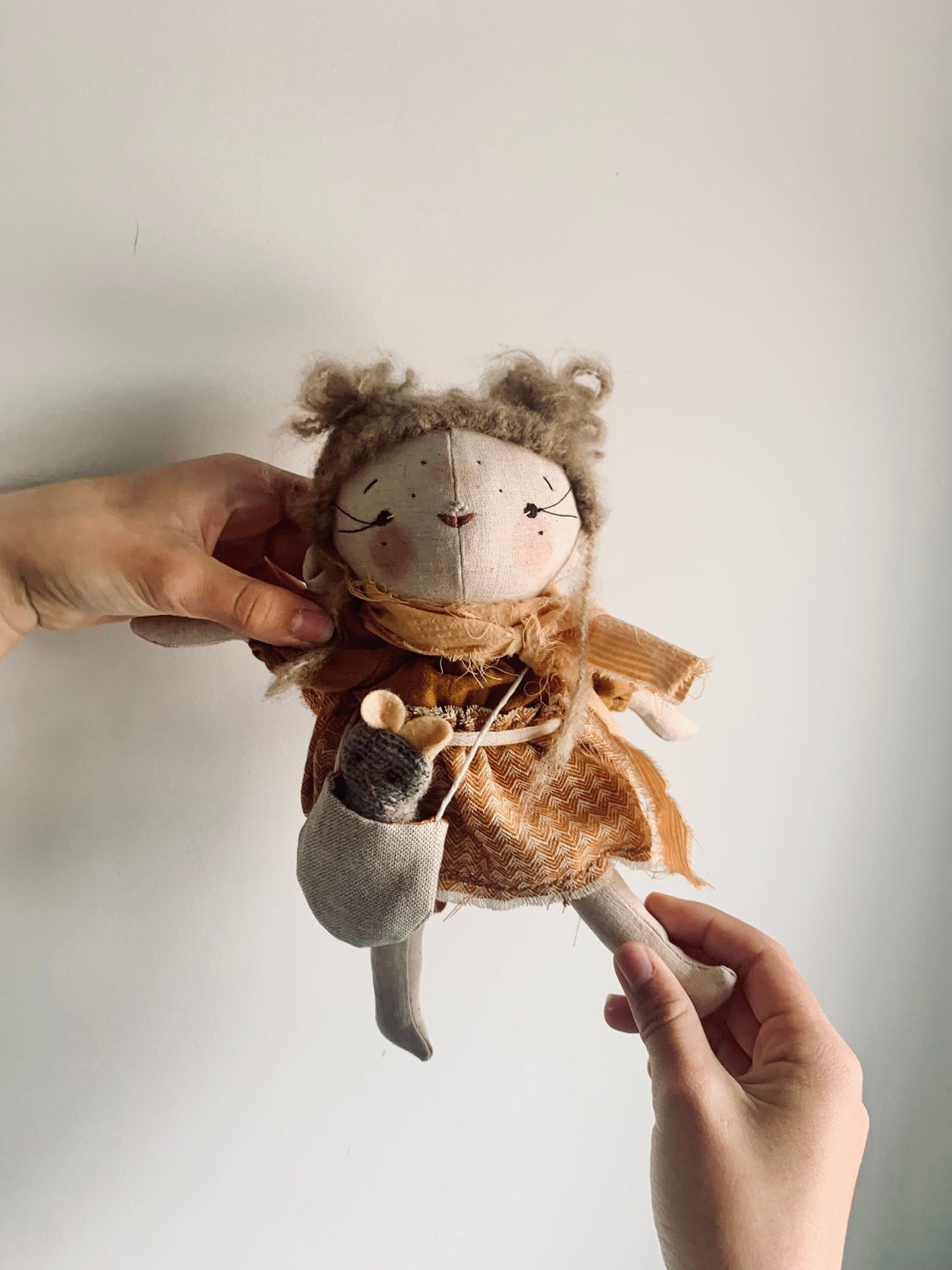 Little Miss Collection Handmade Human Doll in Miniature Format Perfect ...