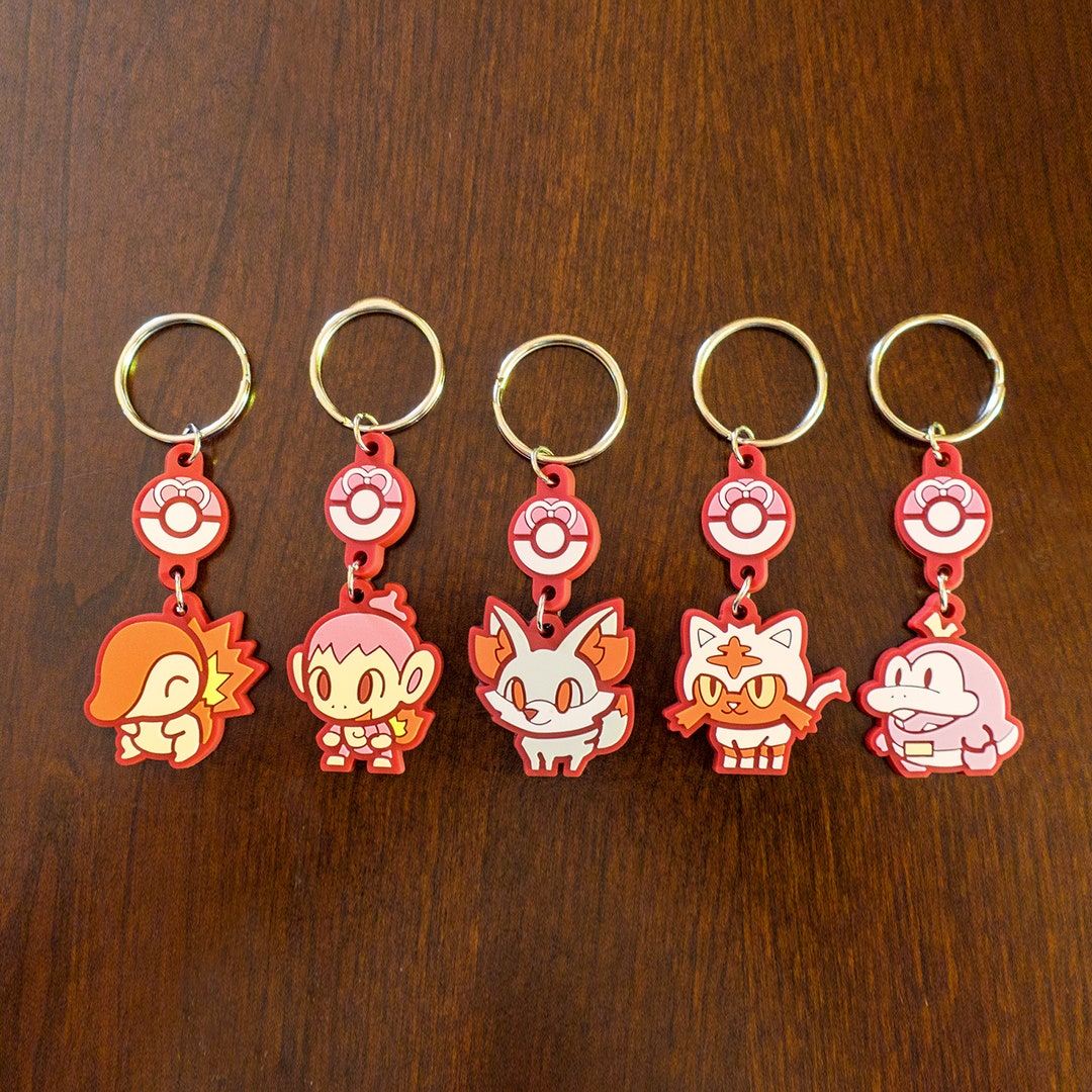 SHINY FIRE-TYPE Starters - Etsy