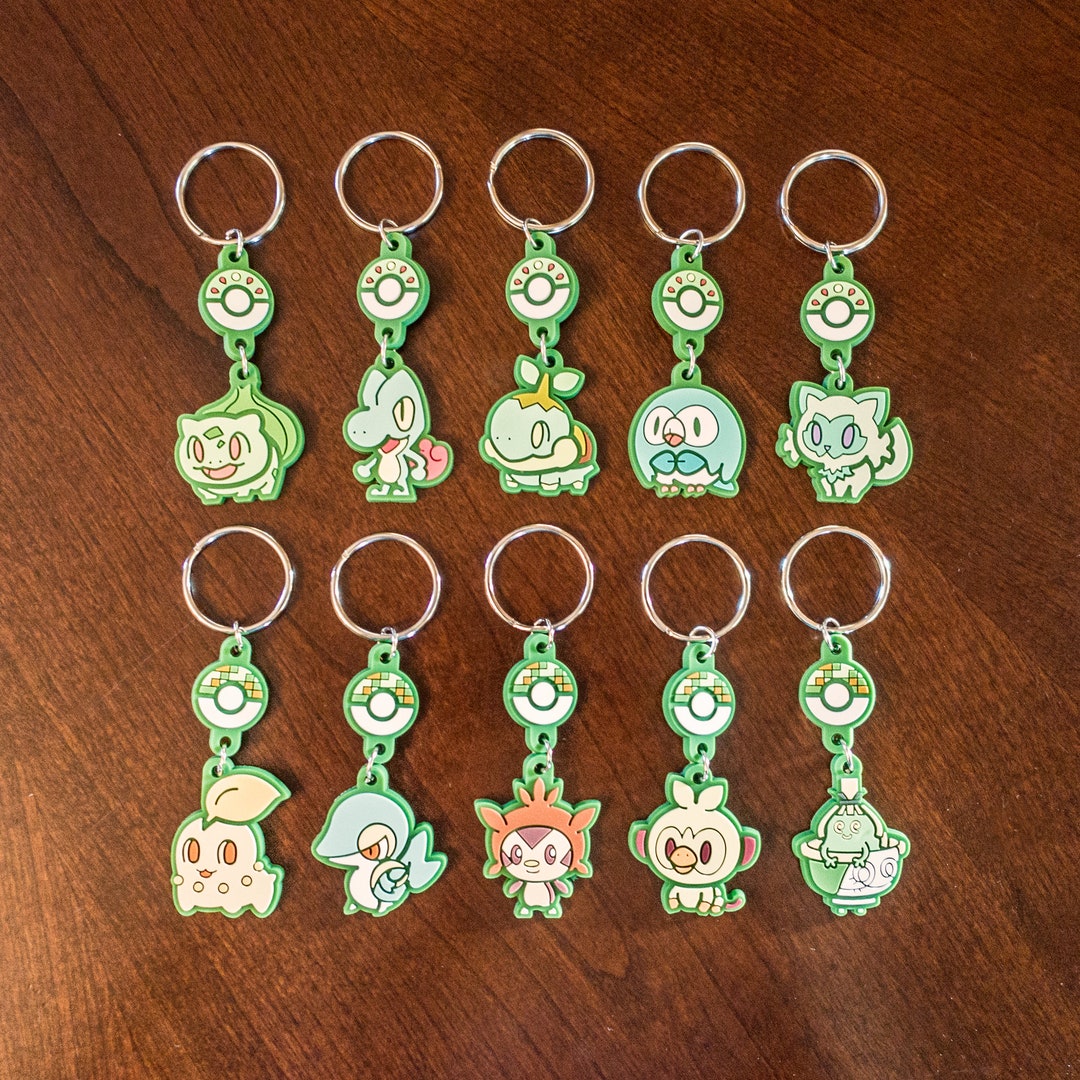 SHINY GRASS-TYPE Starters - Etsy
