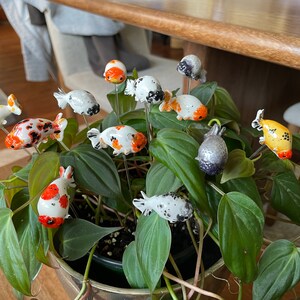 Handmade Plant Accessory/ Decor Ranchu Goldfish Plant Buddy - Etsy