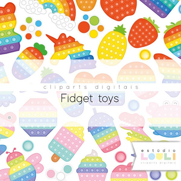 Fidget Toys Clipart - Etsy
