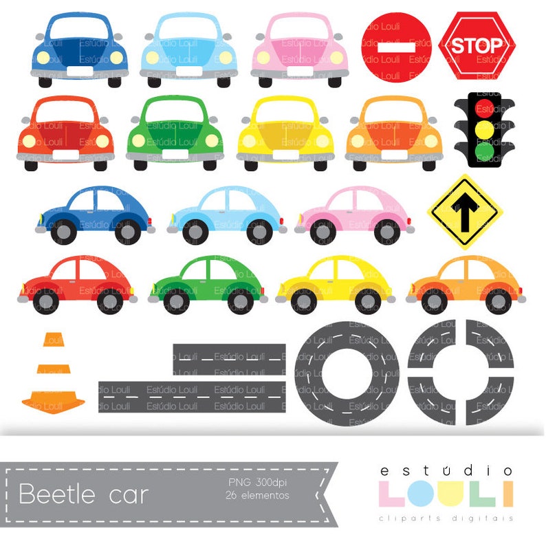 Beetle Clipart Set - Etsy