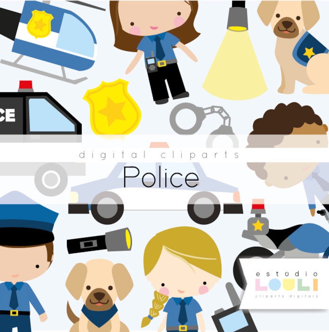 Police Cliparts - Etsy