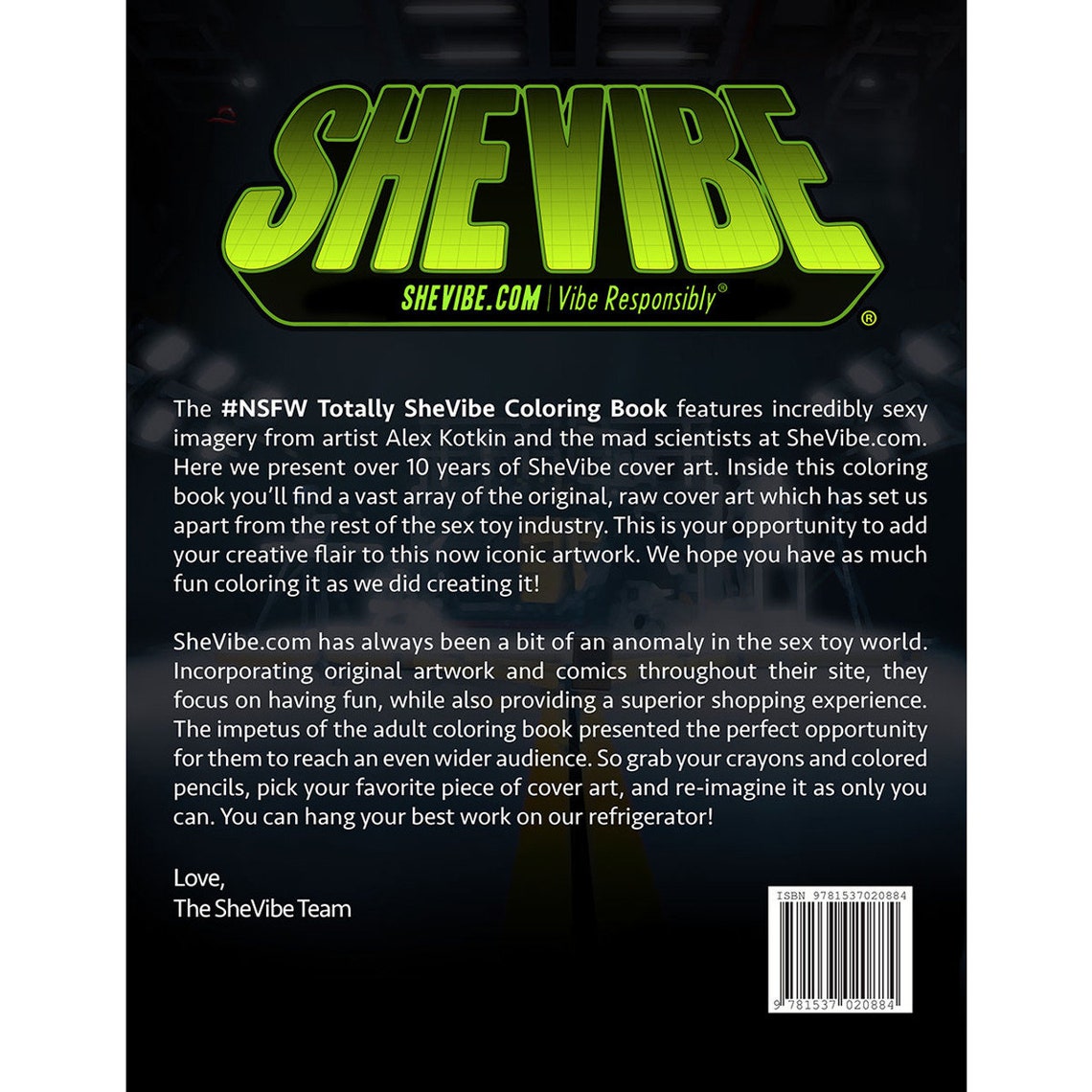 The NSFW Totally Shevibe Coloring Book Illustrated by Alex Kotkin - Etsy