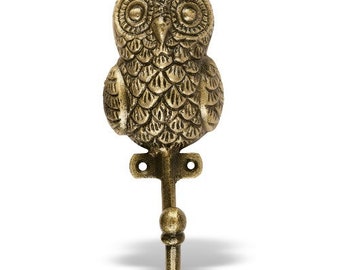 Iron Owl Wall Hook Traditional Wall Decor Vintage Coat Hook - Etsy