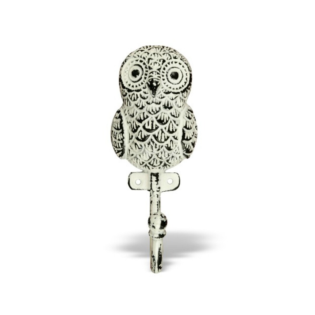 Cast Iron Owl Wall Hook - Etsy