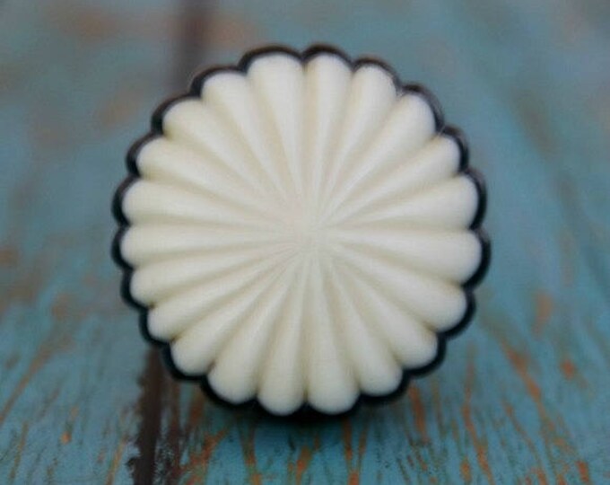 Round Ribbed Resin Cabinet Knob - Etsy
