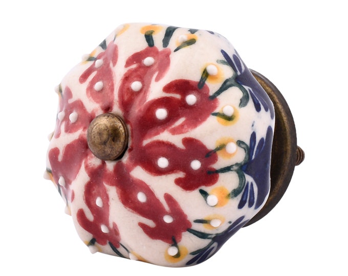 Colorful Ceramic Cabinet Knob - Etsy