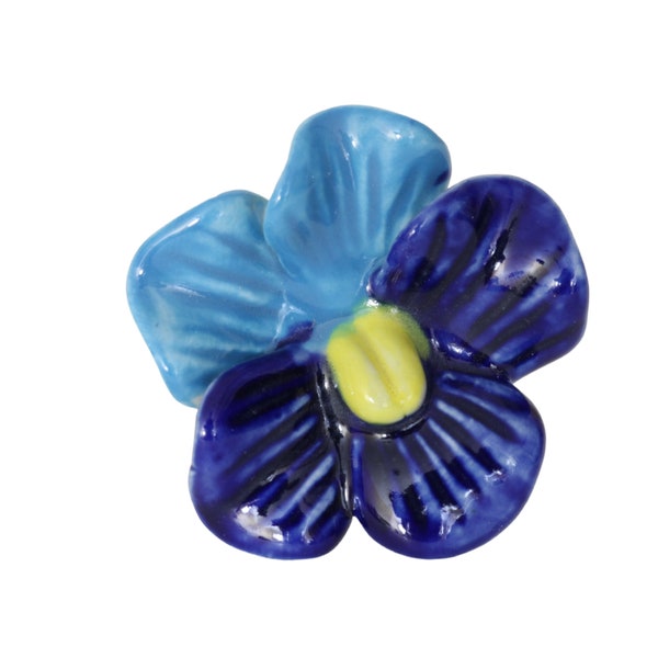 Blue Flower Knobs - Etsy