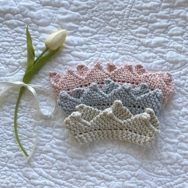 Knit Baby Crown - Etsy