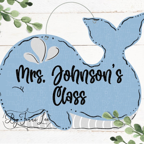 Whale Sign - Etsy