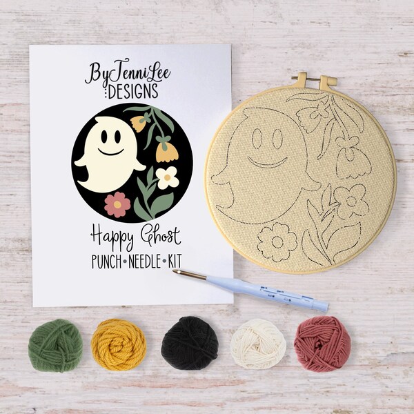 Punch Needle Kit Ghost - Etsy
