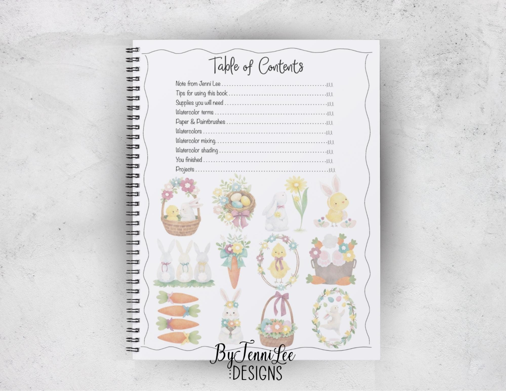 Easter Blooms: A Watercolor Painting Workbook, 12 Ready to Paint ...