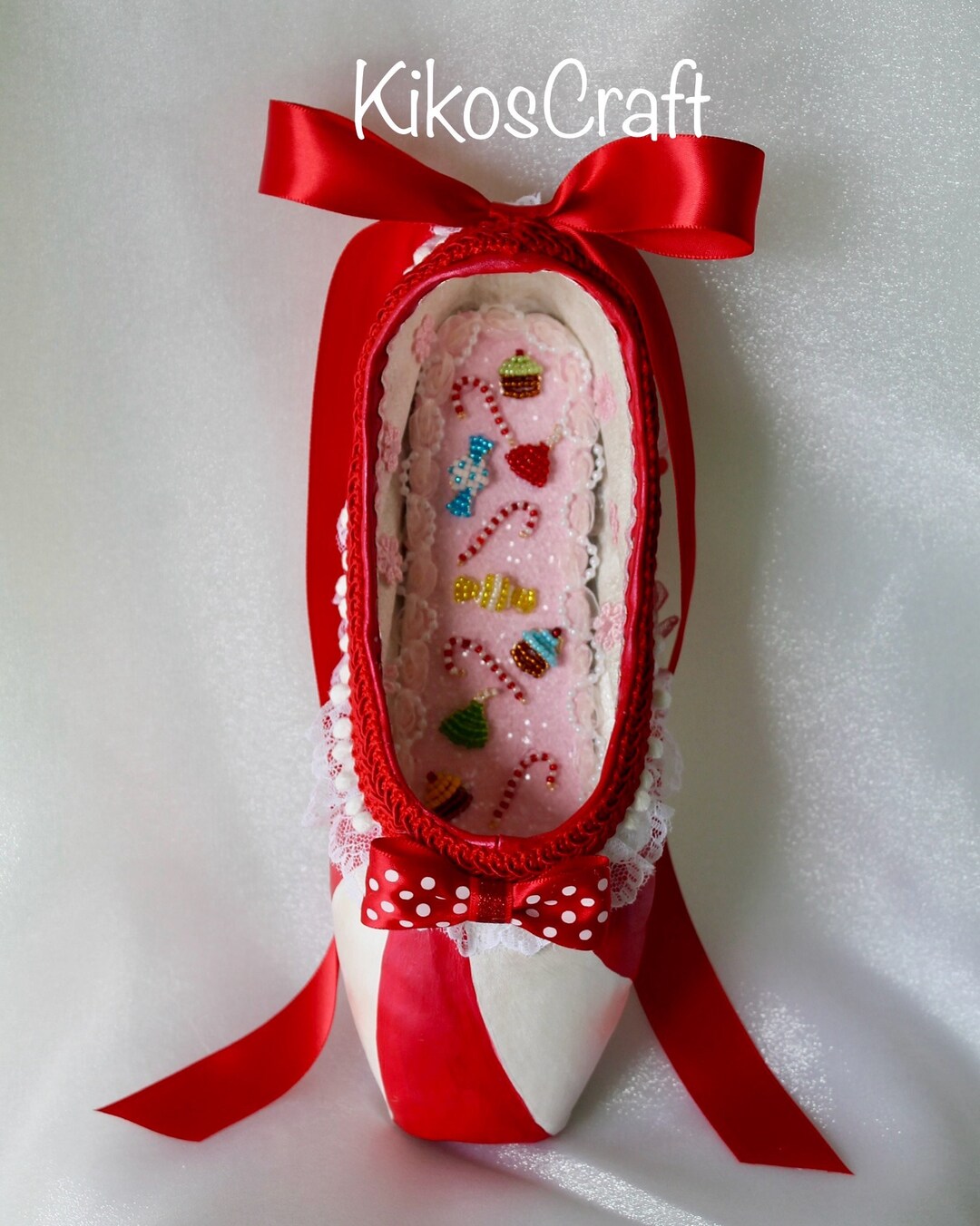 Decorated Pointe Shoe: Nutcrackerkingdom of Sweets Candy - Etsy
