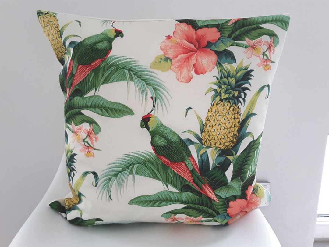 Cushion Cover tropical Garden - Etsy