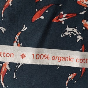 Tea Towel Japan, Koi Kitchen Towel, Waves Tea Towel, Asian Kitchen ...