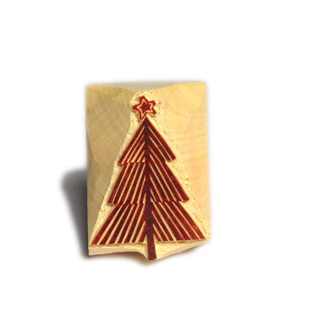 Christmas Tree, Christmas Tree Stamp, Christmas Stamp, Pine Stamp, Pine ...