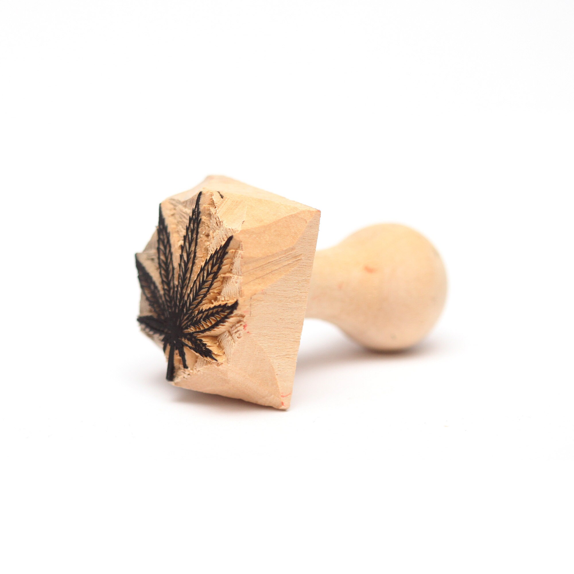 Marijuana stamp marijuana leaf stamp wooden stamp printing | Etsy