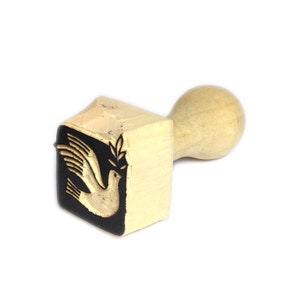Dove Stamp, Bird Stamp, Peace Symbol, Wooden Stamp, Hand Carved - Etsy