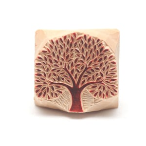 Tree Stamp, Tree of Life, Tree of Life Stamp, Hand Carved, Printing ...