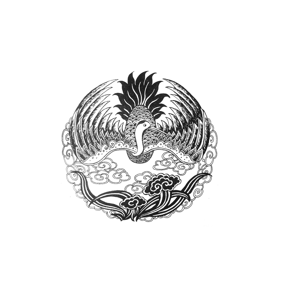 Crane Stamp, Japanese Crane, Japan Stamp, Wooden Stamp, Hand Carved for ...