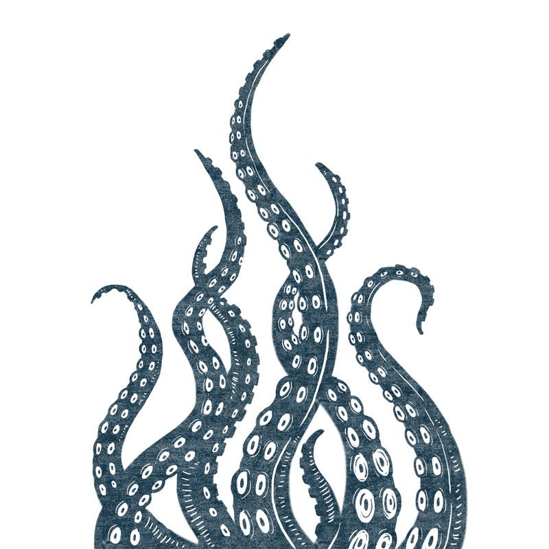 Octopus Stamp - Etsy