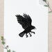 Raven Ex Libris Stamp, for Personalized Book Ownership, Raven Stamp ...