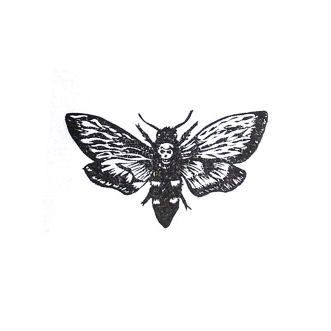 Moth Stamp Butterfly Stamp Insect Stamp Wooden Stamp Hand - Etsy