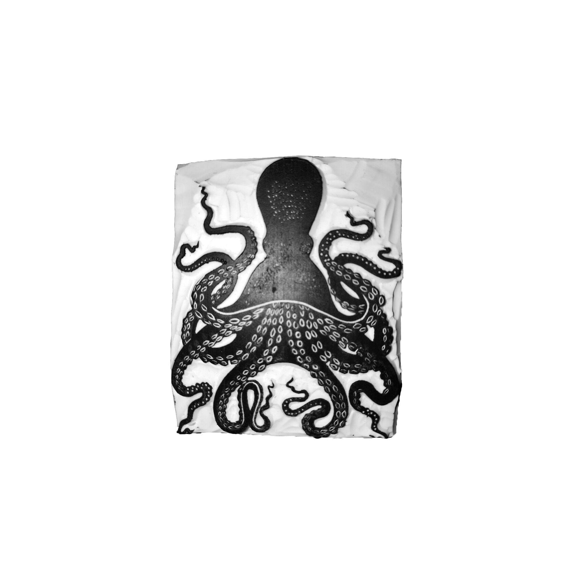 Octopus Stamp Animal Stamp Wooden Stamp Hand Carved Wood - Etsy