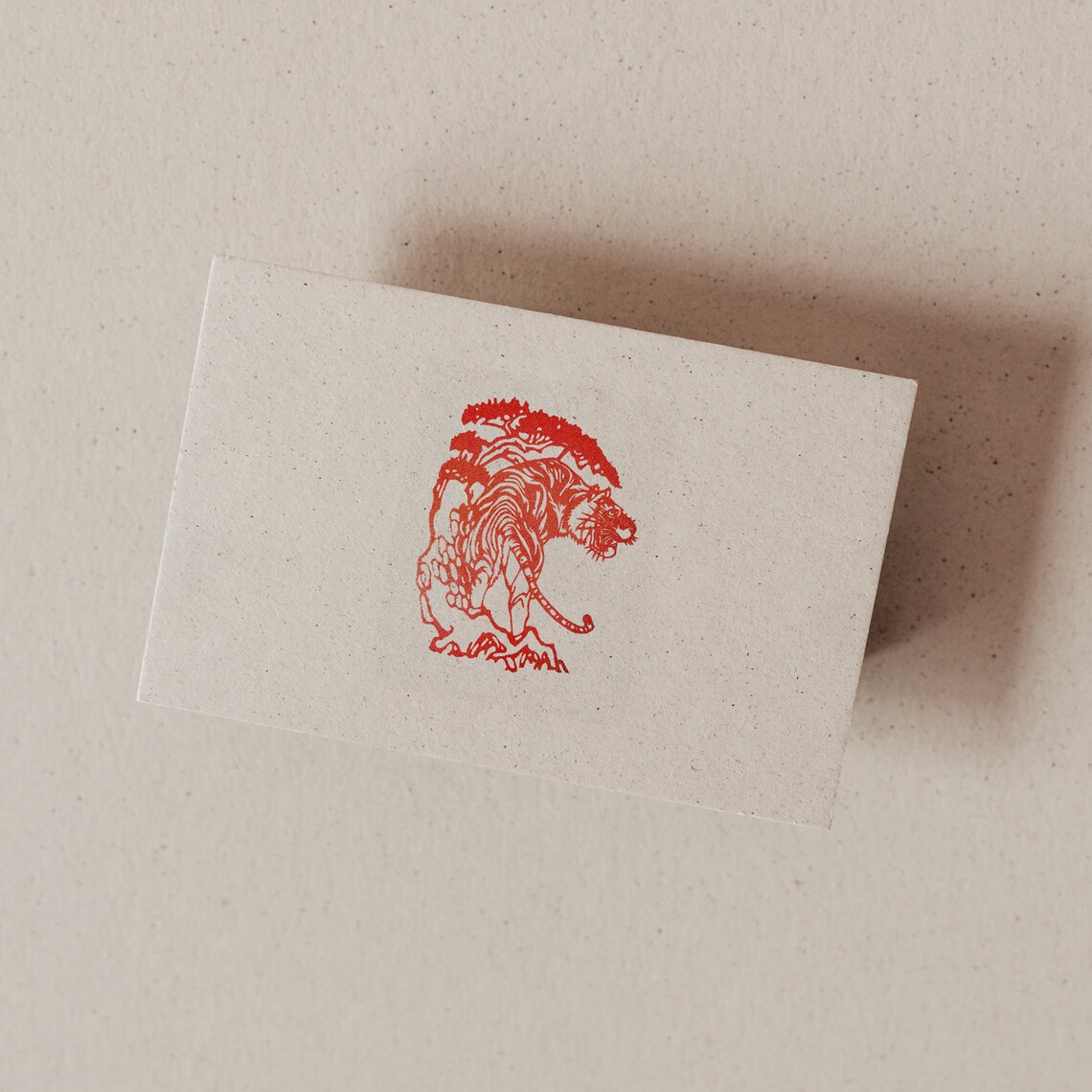 Tiger Stamp Chinese Zodiac Stamp Wooden Stamp Hand Carved - Etsy