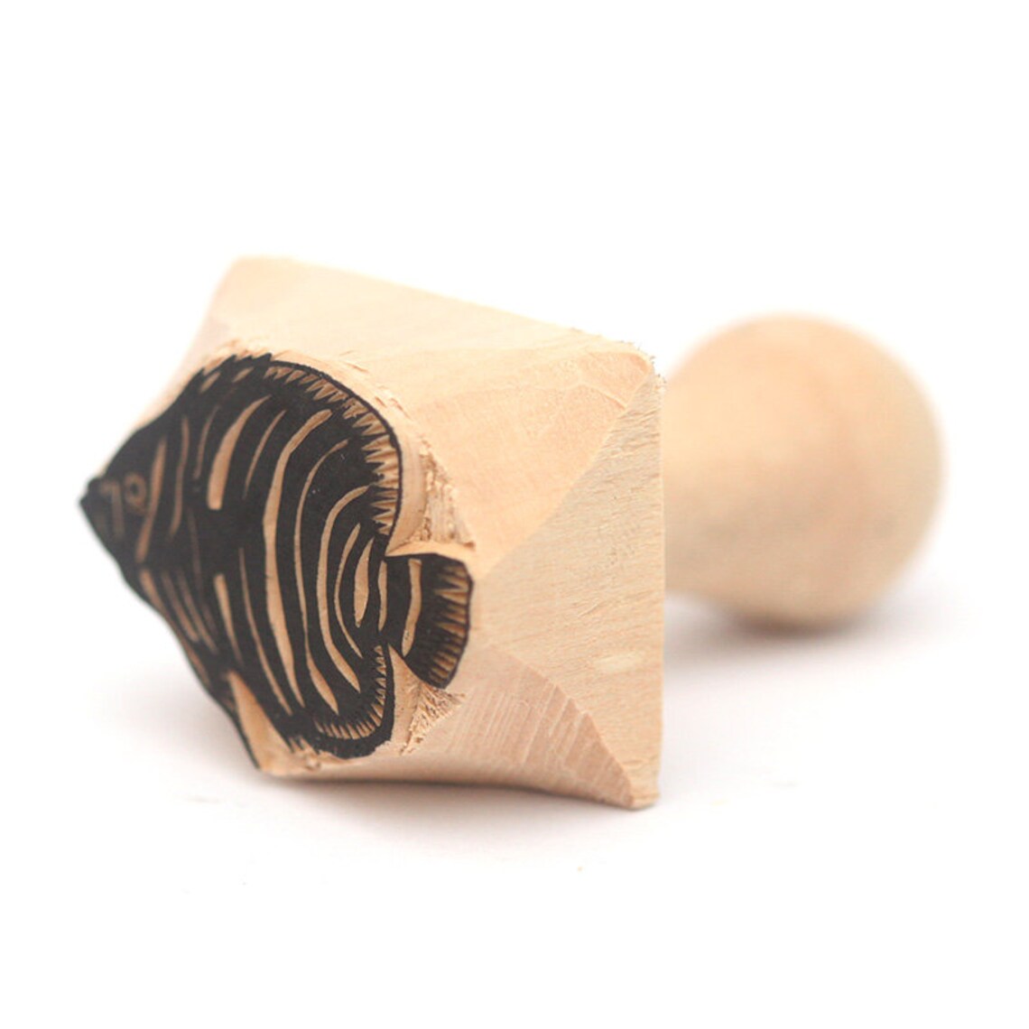 Angelfish Stamp Fish Stamp Sea Life Stamp Wooden Stamp - Etsy