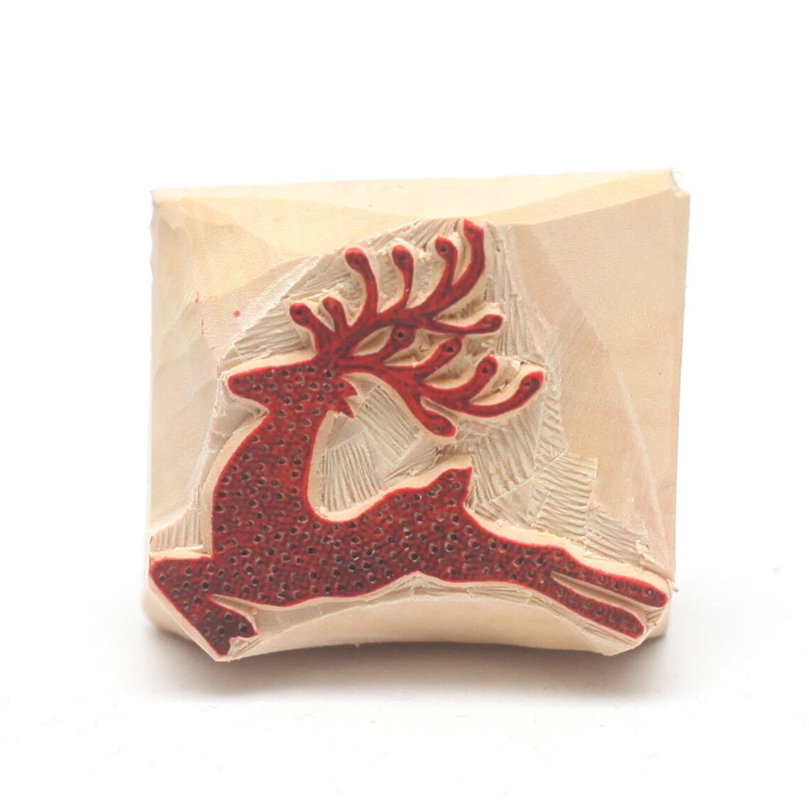 Deer Stamp Wooden Stamp Hand Carved Stamp Block Printing - Etsy