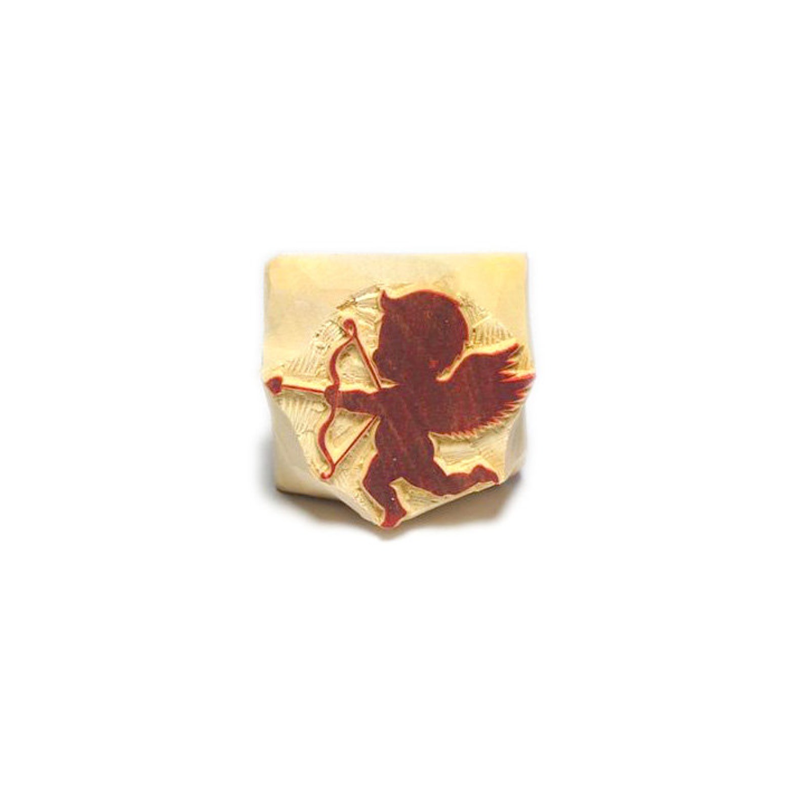 Cupid Stamp, Angel Stamp, Love Stamp, Valentine Stamp, Hand Carved ...