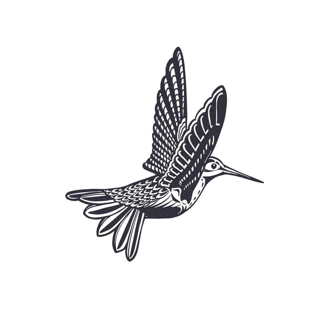 Hummingbird Stamp, Bird Stamp, Wooden Stamp, Hand Carved for Filofax ...