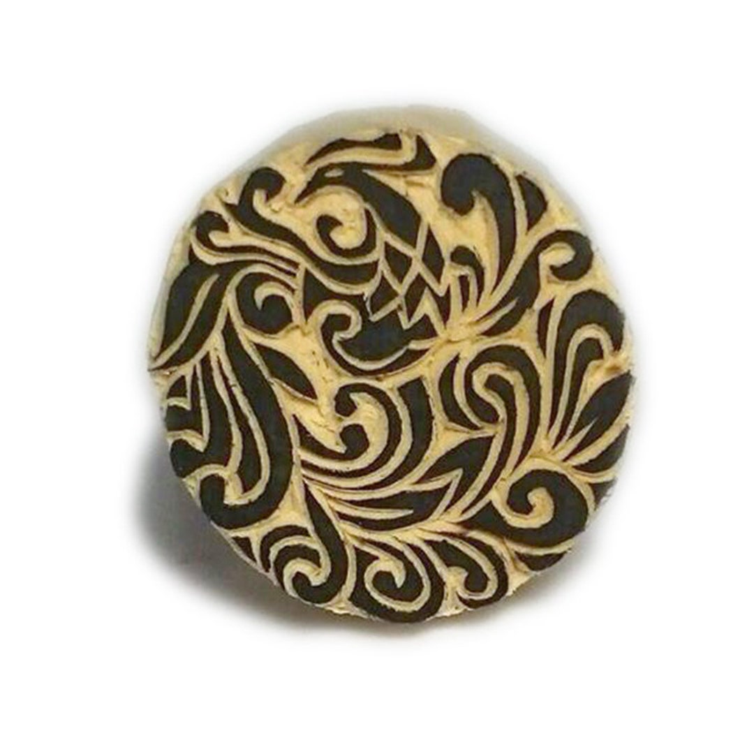 Phoenix Stamp, Bird Stamp, Wooden Stamp, Hand Carved, Clay Stamp ...