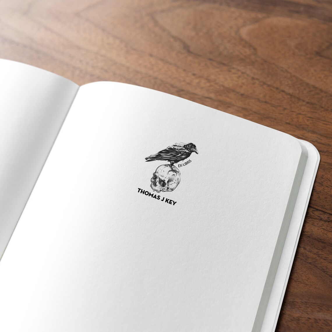 Ex-libris Stamp Raven Stamp Library Stamp Book Stamp - Etsy