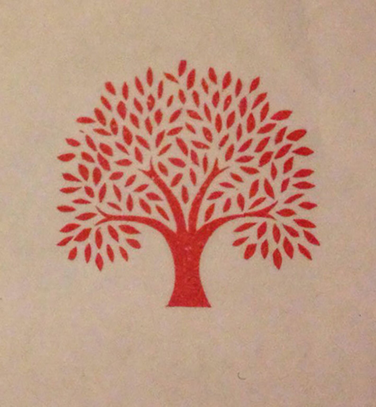 Tree Stamp, Tree of Life, Tree of Life Stamp, Hand Carved, Printing ...