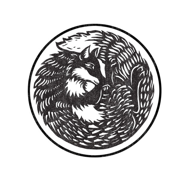 Fox Rubber Stamp - Etsy