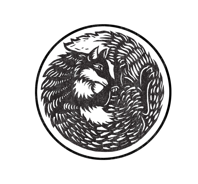 Fox Stamp Animal Stamp Wooden Stamp Rubber Stamp Hand - Etsy