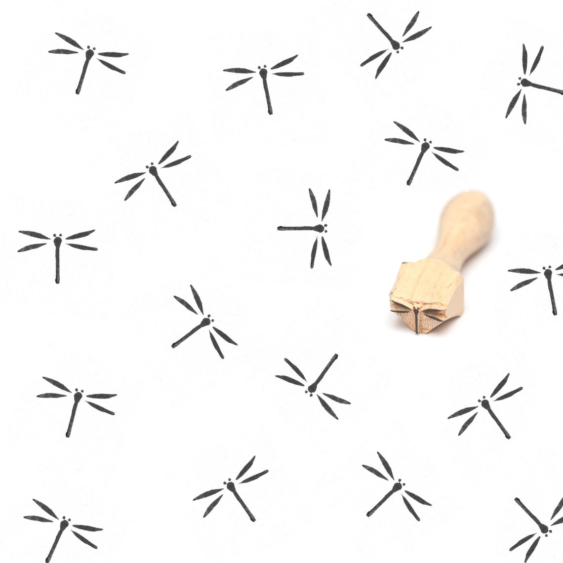 Dragonfly Stamp Insect Stamp 1cm Stamppattern Stamp Rubber | Etsy