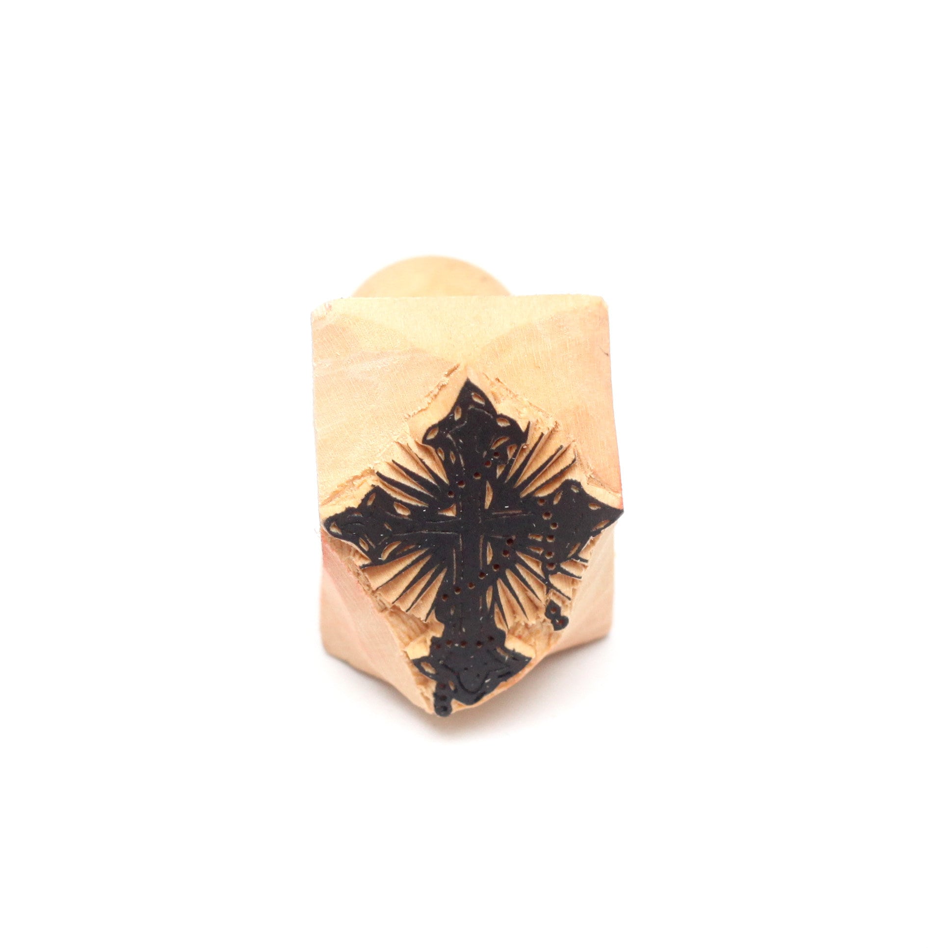 Cross Stamp, Christian Cross Stamp, Symbol Stamp, Wooden Stamp, Hand ...